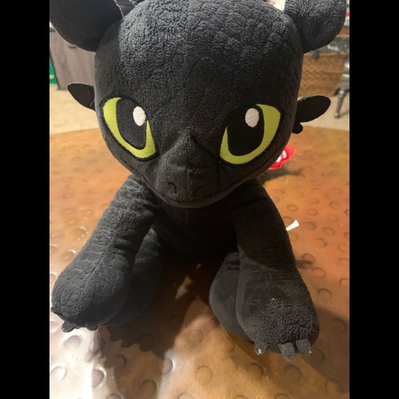 Toys | How To Train Your Dragon 2 Buildabear Toothless Plush Stuffed ...